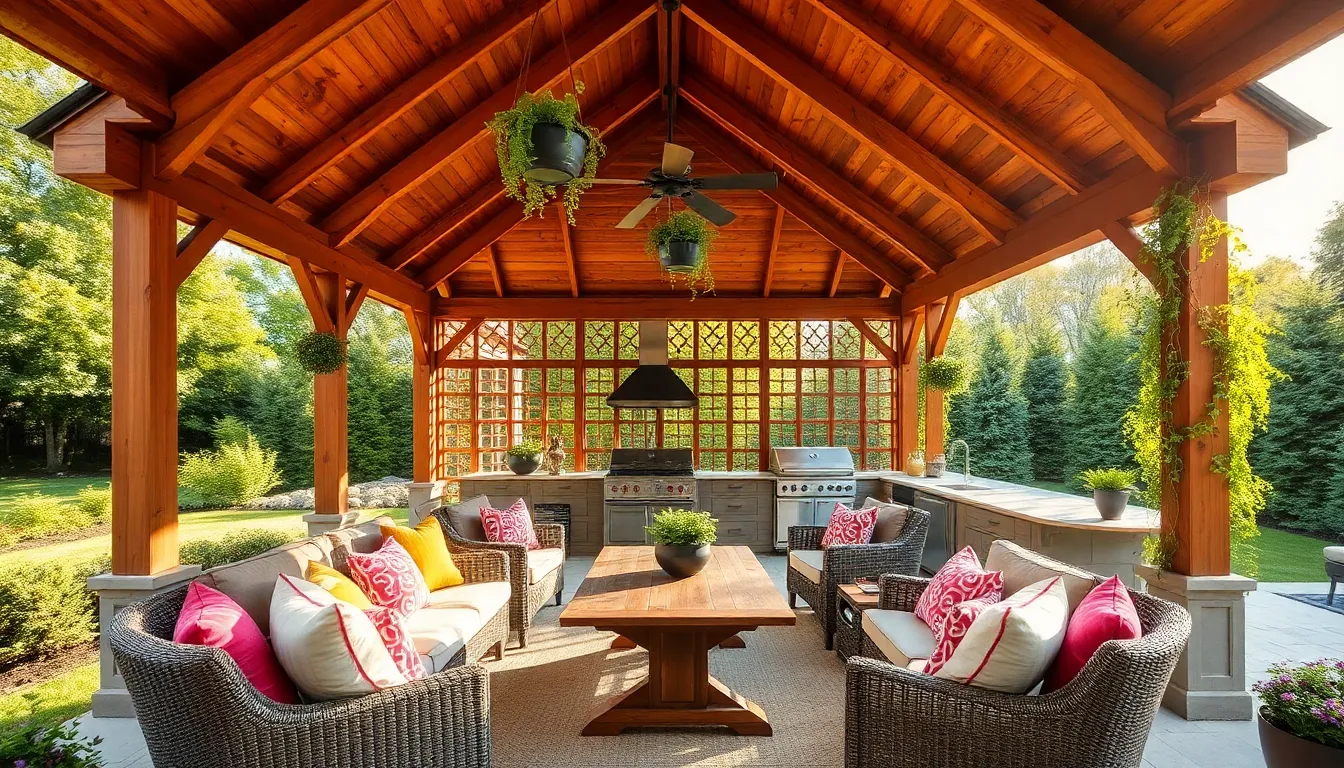 Best Pavilion Designs for Large Gardens - Outdoor Shelter Pro
